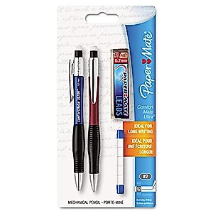 Paper Mate 1738796 Comfortmate Ultra Pencil Starter Set, Ast Brl; 0.7 Mm, Ref