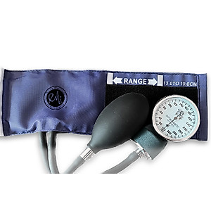 EMI Infant Sized Aneroid Sphygmomanometer Blood Pressure Monitor Set with Bulb, Gauge, and Infant-Size Cuff. Includes Convenient Carrying Case