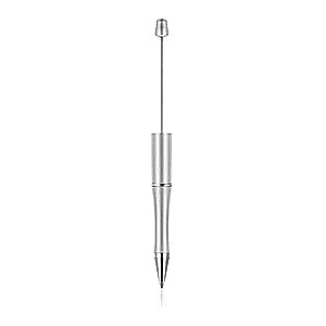 Fun Beaded Ballpoint Pen Creativity Plastic Multicolor Fun Handmade Bead Ball Wr Pens Jewelry Stationery K2g8 Student Stationery pen,pretty colors,cute women stylus pens,cussing quality white