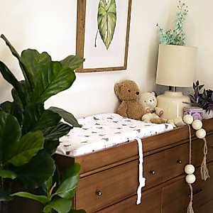 Little Muffincakes Extra Soft Changing Pad Cover, Ballerina Theme (Zhara) - Standard Size, 1 Pack, Pink,13059