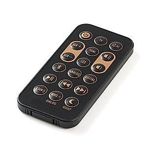Motiexic Remote Control Compatible with Klipsch RSB-3 RSB3 R4B R-4B 1062590 RSB6 RSB-6 RSB8 RSB-8 Sound Bar with Battery