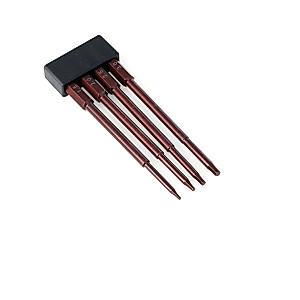 LCX Racing 4pc 1/4" Metric Hex Bit Set, Electric Screwgun, Power Drill RC Hobby RC Model RC Truck (1.5 2.0 2.5 3.0mm)