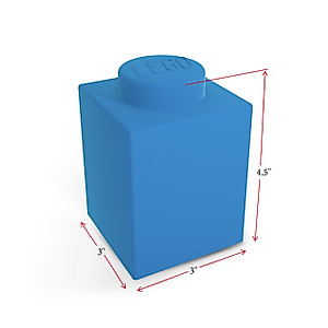 Santoki - Lego Classic 1X1 Silicone Nitelite, Blue