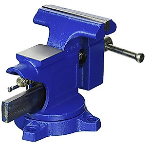IRWIN Tools Record Light Duty Workshop Vise, 4.5-Inch (4935507),Blue