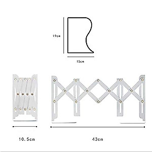 YIHUI Book Ends,Decorative Adjustable Book Ends for Shelves Heavy Books,Nonslip Book Stander for Desk, Shelf, Office, Stationery Kids Gift (Black)