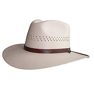 American Hat Makers Straw Hats for Men & Women – Barcelona Fedora Hat Cream