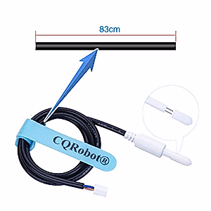 CQRobot TDS (Total Dissolved Solids) Meter Sensor Compatible with Raspberry Pi/Arduino Board. for Liquid Quality Analysis Teaching, Scientific Research, Laboratory, Online Analysis, etc.