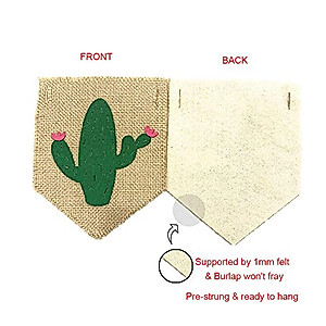 Cactus Party Supplies | Cactus Decor | Taco Party | Burlap Fiesta Party | Birthday Decorations | Cactus Wall décor | Cactus Banner | Nursery décor| Mexican Theme Banner | Fiesta Cactus Sombrero Salsa