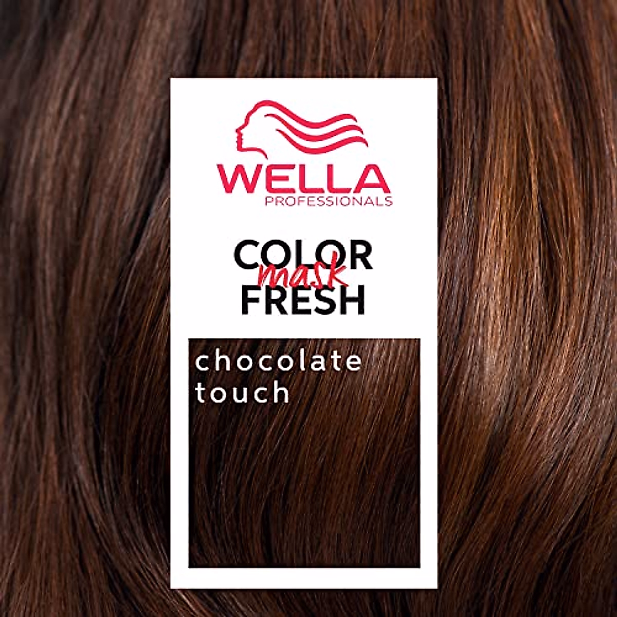 Wella Professionals Color Fresh Mask, Chocolate Touch, Natural Shades, Damage Free, Color-Depositing Hair Mask With Avocado Oil, Silicone Free, 5 oz.