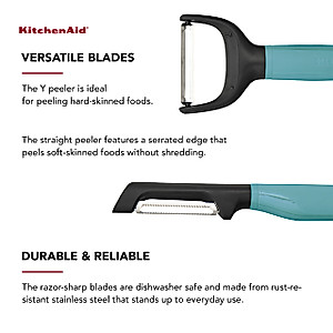 KitchenAid Universal Peeler Set, Set Of 2, Aqua Sky