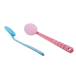 INGVY Dry Brushing Body Brush Back Rubs Massager Bath Brush Easy Lotion Applicator,Extra Long Handle