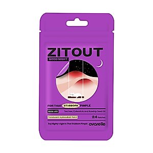 AVARELLE Spot Pimple Patches for Face | ZitOut Good Night Acne Patches | FSA HSA Acne Treatment Hydrocolloid Acne Patches | Hydrocolloid Bandages for Acne with Tea Tree Oil | Acne Spot Treatment