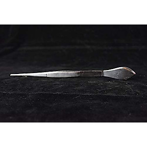 Japanese Stainless Bonsai Straight Tweezers w/Spatula - 2 in 1 Gardening Tool