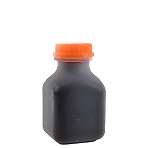 Empty Plastic Juice Bottles with Tamper Evident Caps 8 OZ - Smoothie Bottles - Ideal for Juices, Milk, Smoothies, Picnic's and even Meal Prep by EcoQuality Juice Containers (8 Ounces) (20)