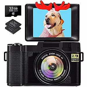 Keculbo 2.7K Camera Digital Camera 30 MP Vlogging Camera (G06B)