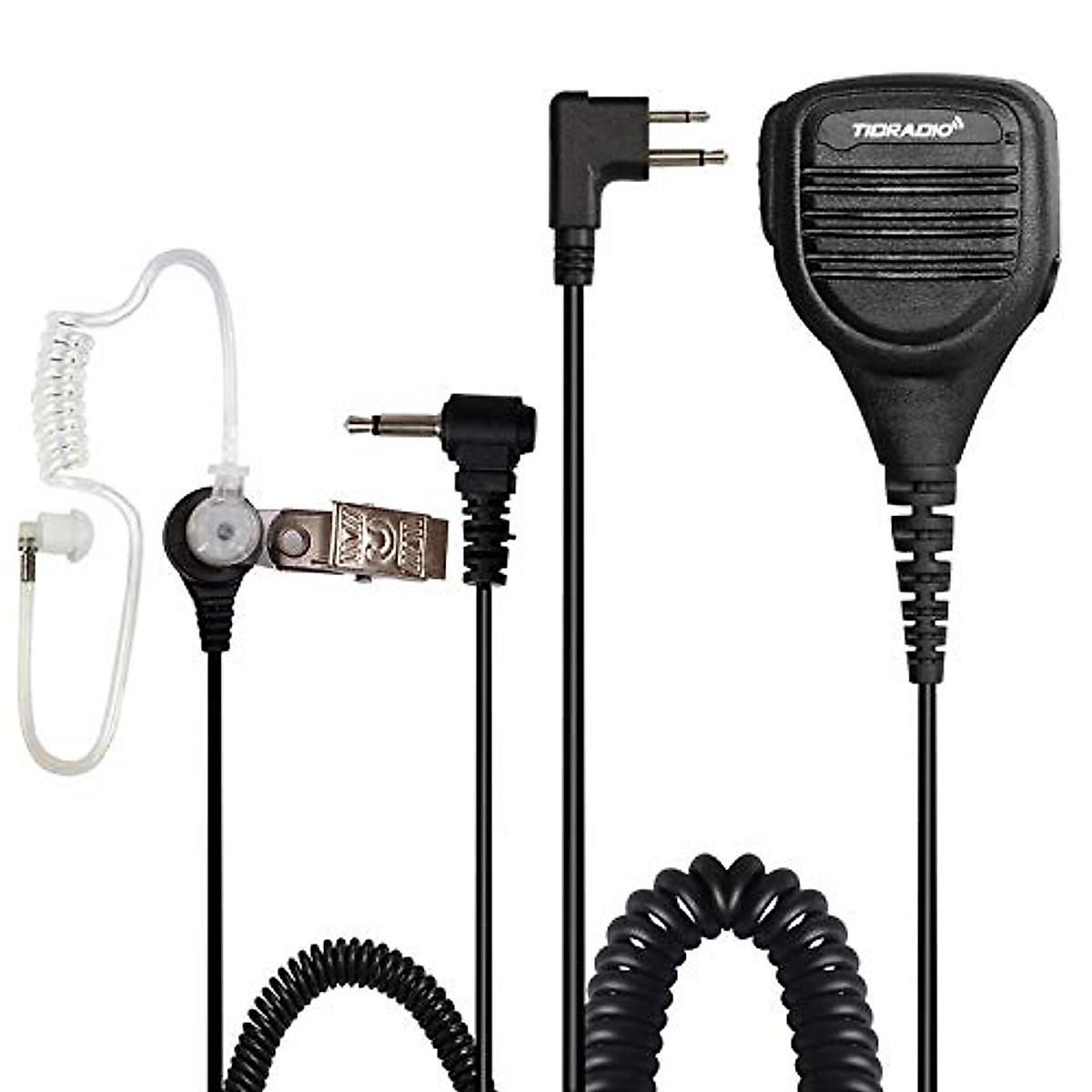 TIDRADIO Speaker Mic PTT Radio Mic Shoulder Microphone Compatible for Motorola Radios BPR40 CP200 CP200D CP185 CP110 CLS1410 CLS1110 PR400 RDU4100 RDU2080D Walkie Talkie