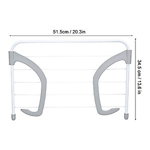 Windowsill Drying Rack Collapsible Hanging Drying Rack Collapsible Portable Clothes Drying Rack for Balcony Retractable Clothes Hanger for Railing