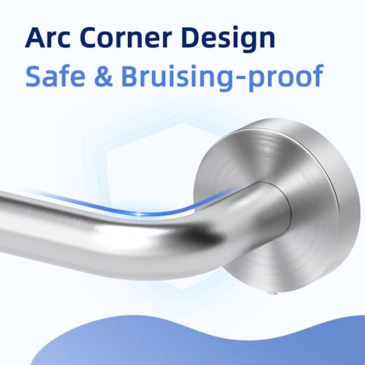 AmazerBath 12 Inch Bathroom Towel Bar, Towel Rack for Bathroom, 304 Stainless Steel Bath Hand Towel Holder Organizer Wall Mounted Rustproof Towel Rod for Kitchen, Brushed Nickel