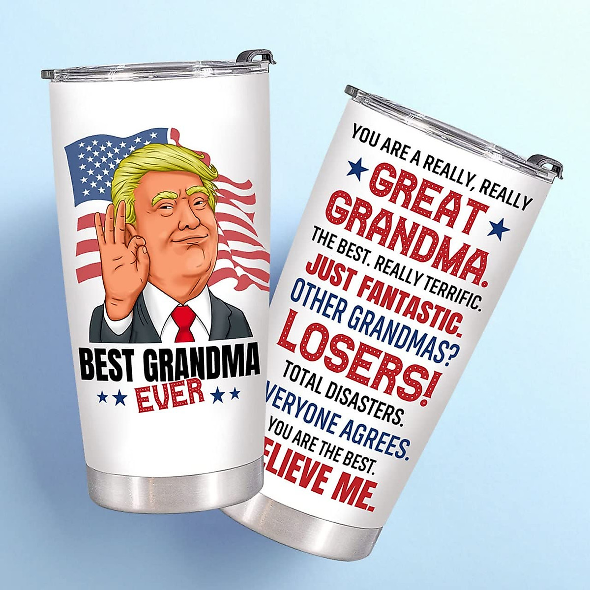 Gifts for Grandma from Grandchildren - Great Grandma Gifts - Christmas Gifts for Grandma - Grandma Christmas Gifts - Grandma Birthday Gifts for Grandma, Grandma Gift Ideas - Grandma Tumbler 20Oz