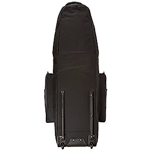 Amazon Basics Soft-Sided Golf Club Travel Bag Case With Wheels - 50 x 13 x 15 Inches, Black