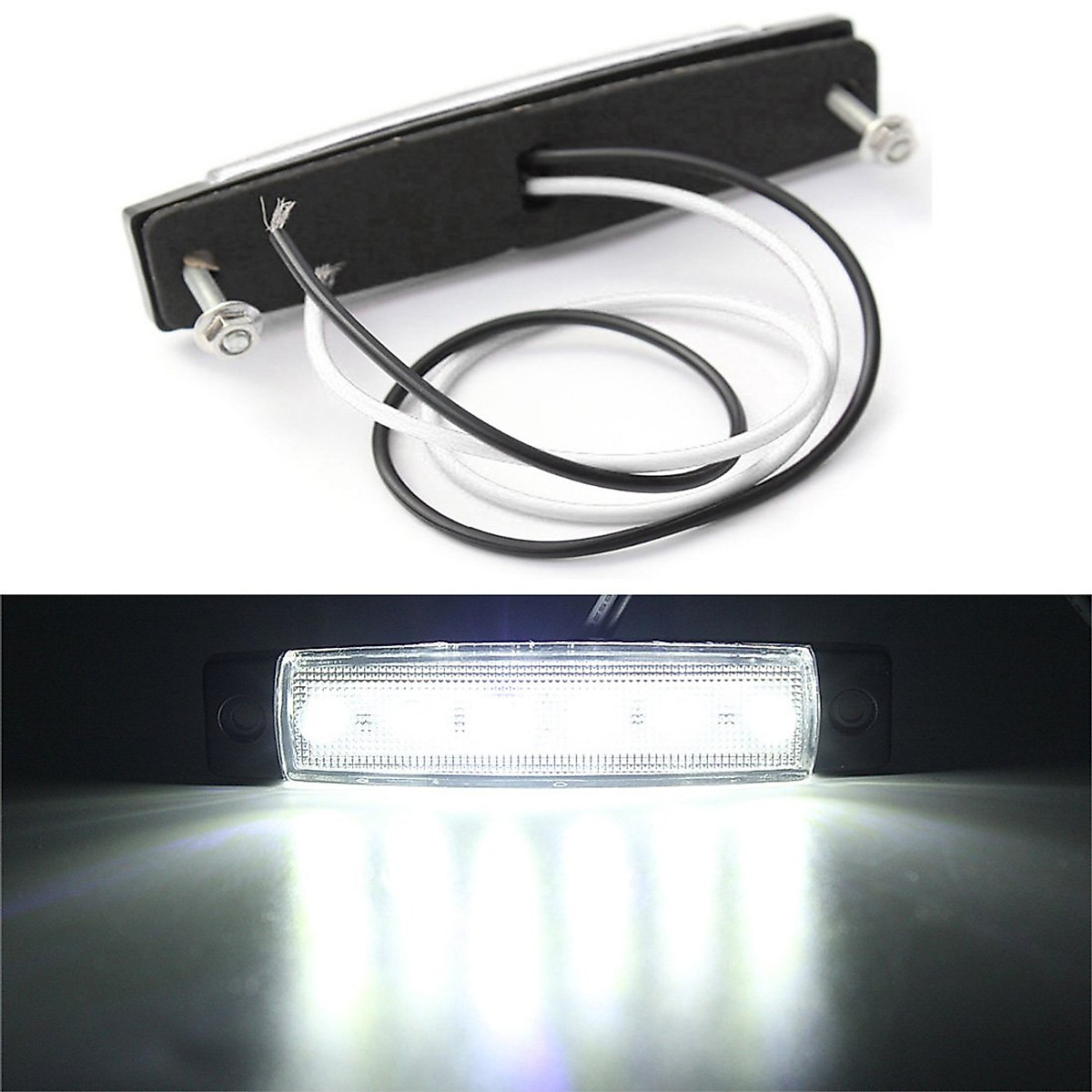 Shangyuan Marine Boat Lights, Utility Led Interior Lights For Boat Deck Courtesy Transom Cockpit Light, 12v Waterproof Marine Lighs For Yacht Fishing Pontoon Boat Sailboat Kayak Bass Boat, White, 4PCS