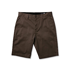Volcom mens Vmonty Stretch Chino Shorts, Mushroom, 29 US