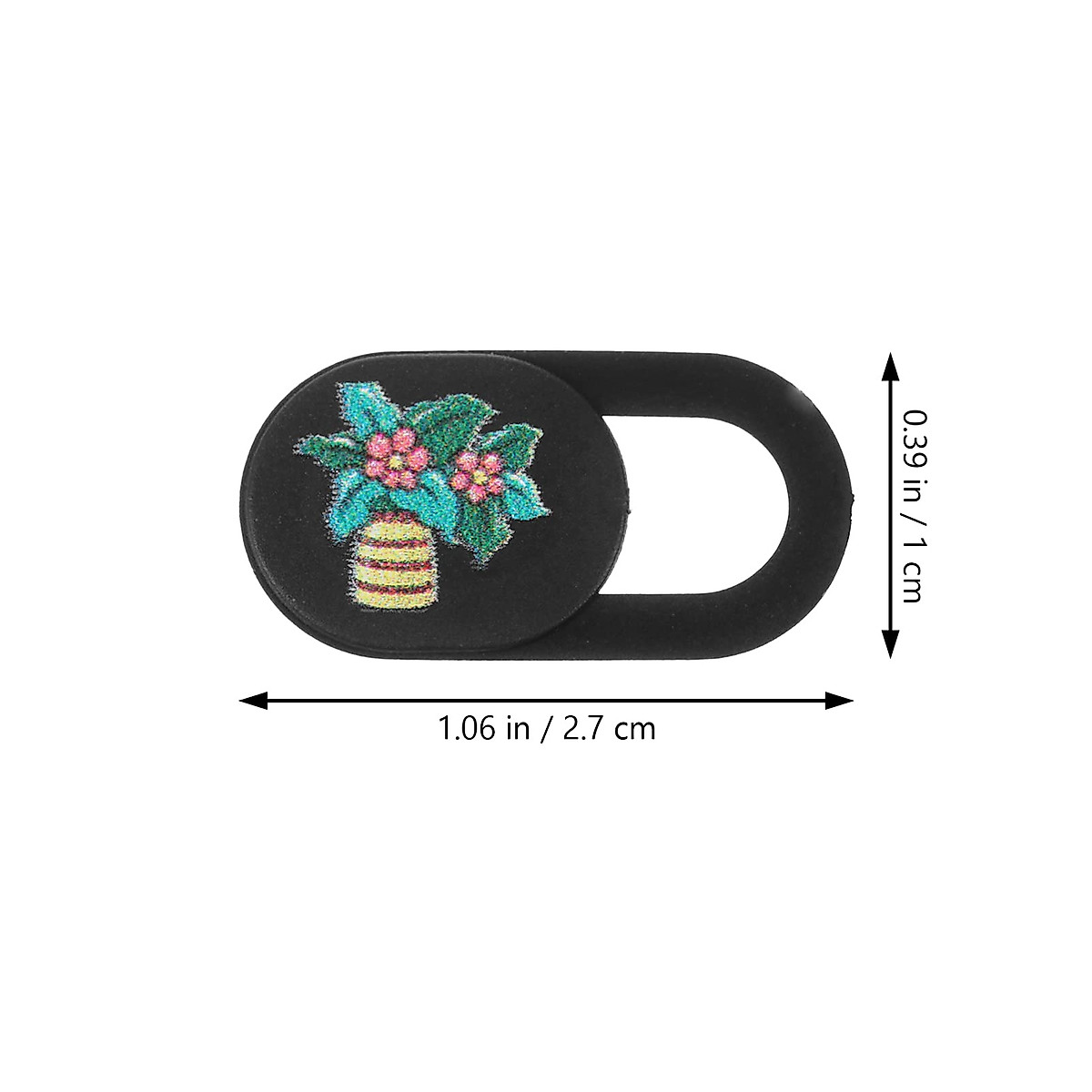 Hemobllo 3pcs Camera Cover Computers Laptops Phone Webcam Cover Smartphone Anti Covers Laptop Webcam Covers Webcam Slider Sticker Camera Stickers Security Cover Cartoon Flowers Abs Plastic