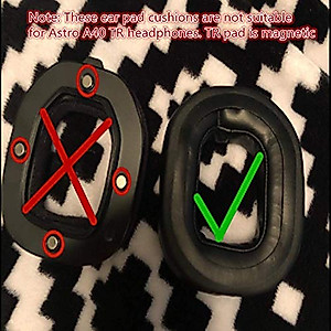 A40 Earpads Replacement Cushions Compatible with Astro A40 a40 Headset (Not Compatible A40 TR) (Velour)