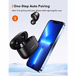THREEKEY Wireless Bluetooth Earbuds, Wireless Headphones with Led Display, Compatible with Apple & Android, IPX7 Waterproof Stereo Earphones in-Ear Built-in Mic Headset Premium Deep Bass for Sports