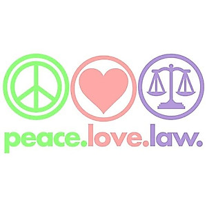 CafePress Peace Love Law Mugs Ceramic Coffee Mug, Tea Cup 11 oz