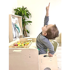 Montessori Table and Chair Set - Papaya Set