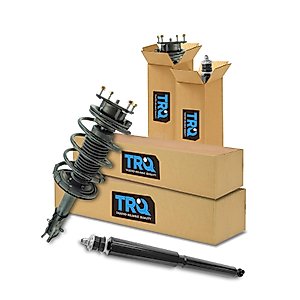 TRQ Loaded Quick Complete Strut Spring Assembly Shock Kit Set 4pc Front & Rear for 2011-2014 Ford Mustang 3.7L V6 & 5.0L V8
