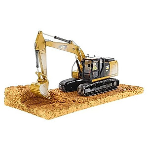 Diecast Masters 1:50 Caterpillar 320F L Excavator Model, Weathered Series Cat Trucks & Construction Equipment | 1:50 Scale Model Diecast Collectible Model 85701