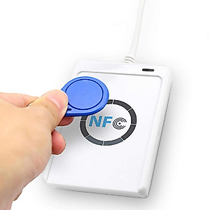 NFC ACR122U RFID Contactless Smart IC Card Reader Writer, ACR122U NFC RFID Contactless Smart Reader & Writer/USB + 5X IC Card ACR122U RFID Smart Card NFC