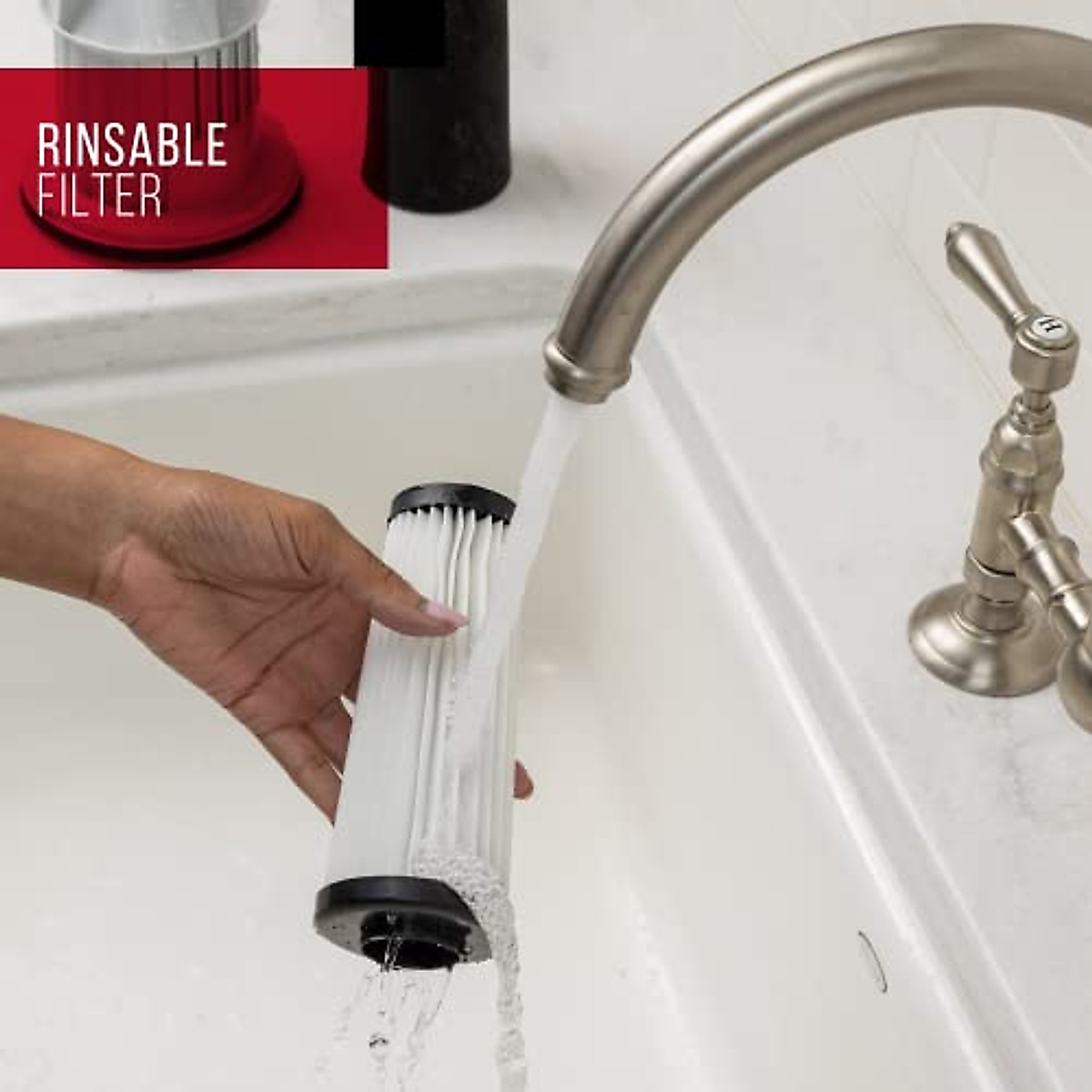 Dirt Devil Endura Reach Bagless Upright Vacuum Cleaner, UD20124V, Red