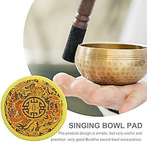 Vaguelly Mini Bedside Table 1pc Buddha Sound Bowl Cushion Set Manual Cotton Kick Float