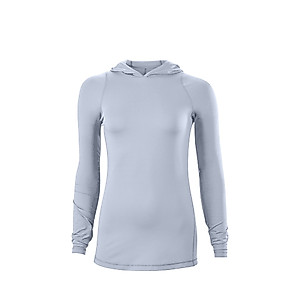 EvoShield Women's Lightweight Training Hoodie, Pearl, Large