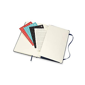 Moleskine Classic 12 Month 2022 Weekly Horizontal Planner, Hard Cover, Large (5" x 8.25"), Sapphire Blue