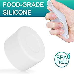 YUNZSXJY Silicone Boot for Stanley Quencher Adventure,2Pcs Protective Boot for Hydroflask Water Bottle 12oz - 40oz,Flex Boot Compatible with All Water Bottles (12-40oz for Stanley, Clear, 2)