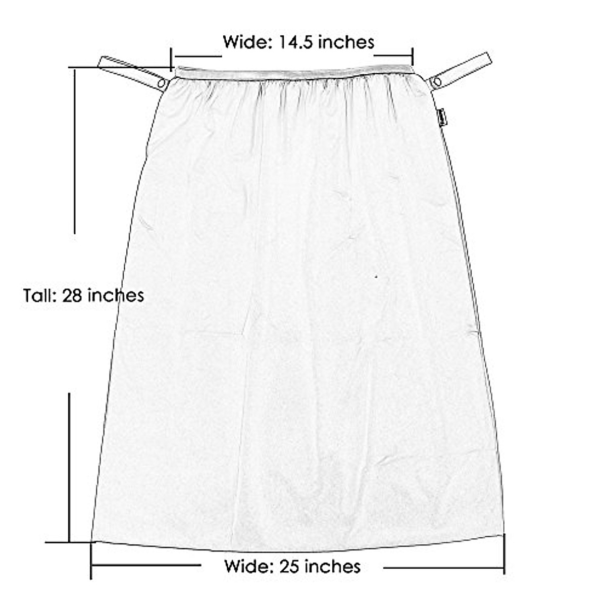 Teamoy (2 Pack) Reusable Pail Liner for Cloth Diaper/Dirty Diapers Wet Bag, Gray Chevron+Slate