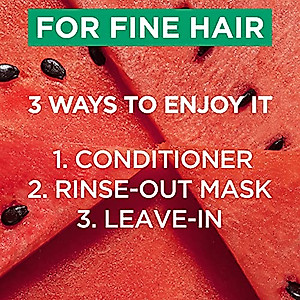 Garnier Ultimate Blends Plumping Hair Food Watermelon 3-In-1 Fine Hair Mask Treatment 390 ml