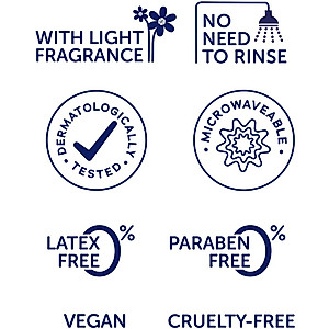 MedVance No Rinse Shampoo Cap | Rinse Free Shower Cap that Shampoos & Conditions | PH Balanced & Hypoallergenic Waterless Hair Wash | 3 Packs