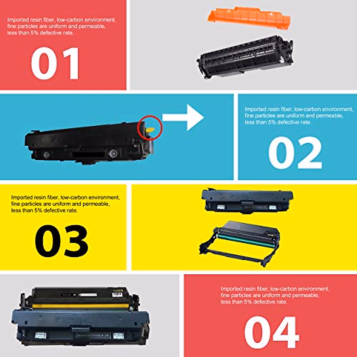 TG Imaging (2-Pack) (Toner + Drum) Compatible Replacement for Canon 051H Drum Unit and 051H Toner Cartridge Combo Pack Work for MF264dw MF269dw MF266dw LBP161dn MF263dn Toner Printer