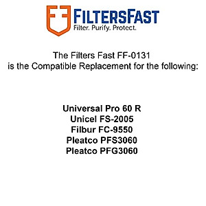 Filters Fast DE Filter Cleaner Full Set Compatible with Compatible Universal Pro 60, Compatible with Filbur FC-9550