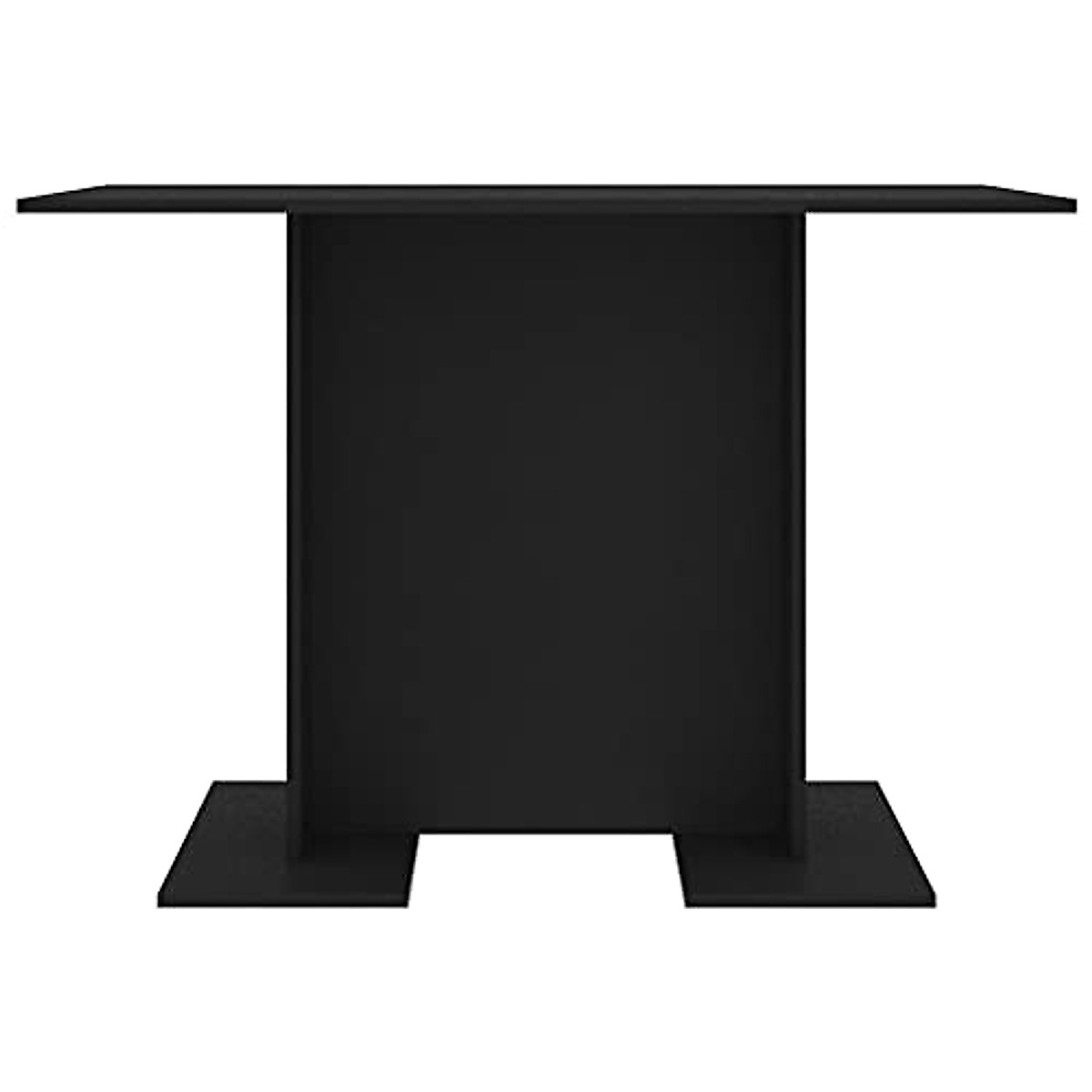 Modern Dining Table,Kitchen Table,Dinner Table Dining Room Home Furniture,Dining Table Black 43.3"x23.6"x29.5" Engineered Wood