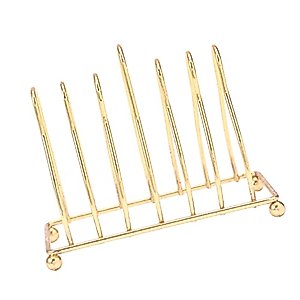Operitacx Plate Racks Metal Dish Rack Pot Lid Holder Plate Stand Kitchen Cabinet Organizer Drying Rack for Bowl Cup Cutting Board