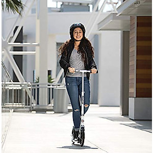 Razor A6 Kick Scooter for Kids Ages 8+ - Extra-Tall Handlebars & Longer Deck, 10" Urethane Wheels, Anti-Rattle Technology, For Riders Up to 220 lbs