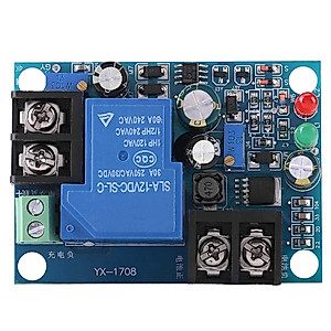 12V/24V/36V/48V Control Module, 30A Automatic Battery Charger Charging Controller Battery Charging Protection Module(12V)