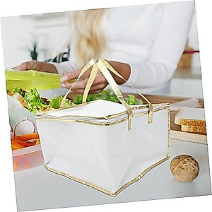 Baluue Cake Insulation Bag Pizza Delivery Bags Groceries Insulated Shopping Bags Insulated Basket Tote Bags Tote Backpack Tote Food Storage Bag Thermal Food Bag Food Pouch