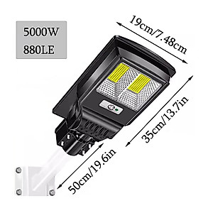 ZXXHNNAIH Solar Street Light Solar Motion Sensor Outdoor Lights, Solar Street Light IP66 Waterproof for Basketball Court Garage Camping